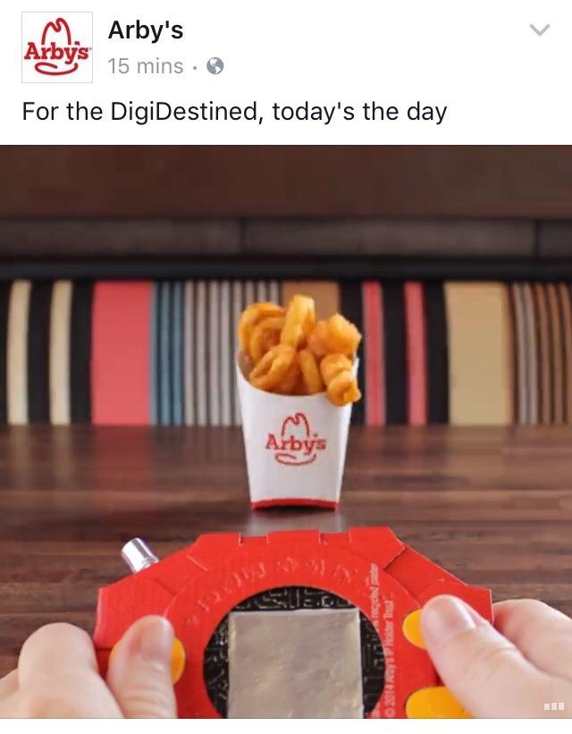 For the Digidestined, today's the day. | Arby's | Know Your Meme