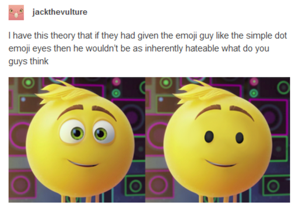 Gene with different eyes | The Emoji Movie | Know Your Meme