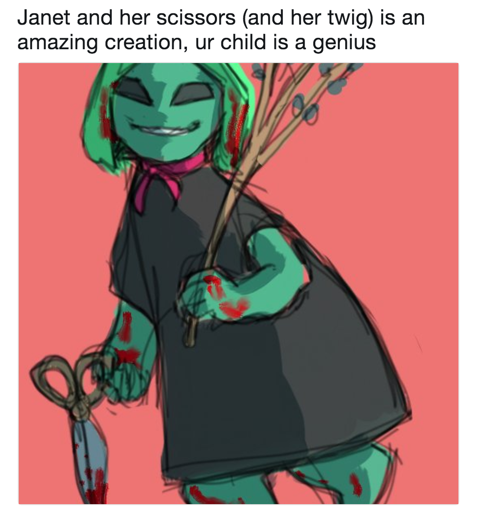 Janet Fan Art 4 | Janet the Superhero | Know Your Meme