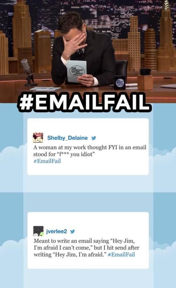 Email Fail #Hashtags | Jimmy Fallon | Know Your Meme