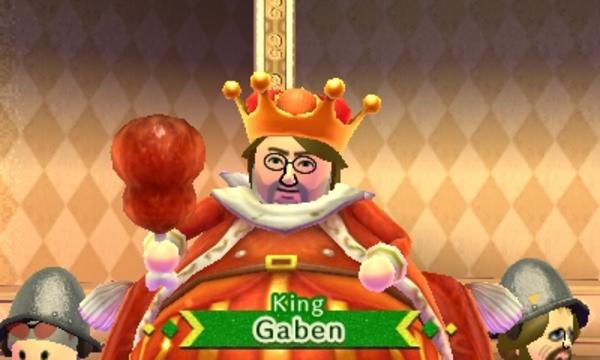 King Gaben | Miitopia | Know Your Meme