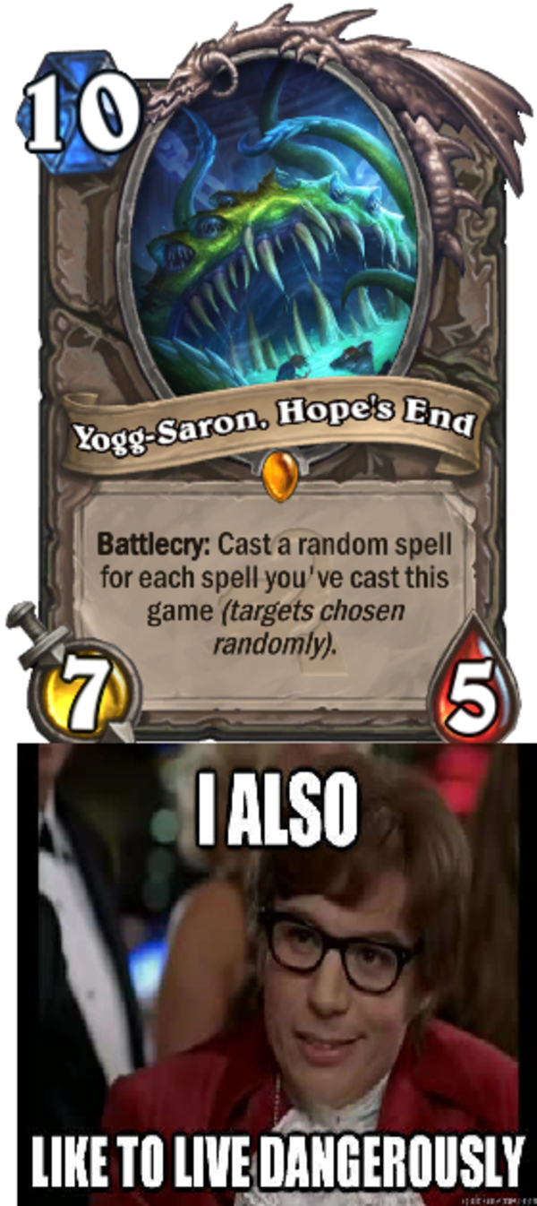 Yoggs rng | Hearthstone | Know Your Meme
