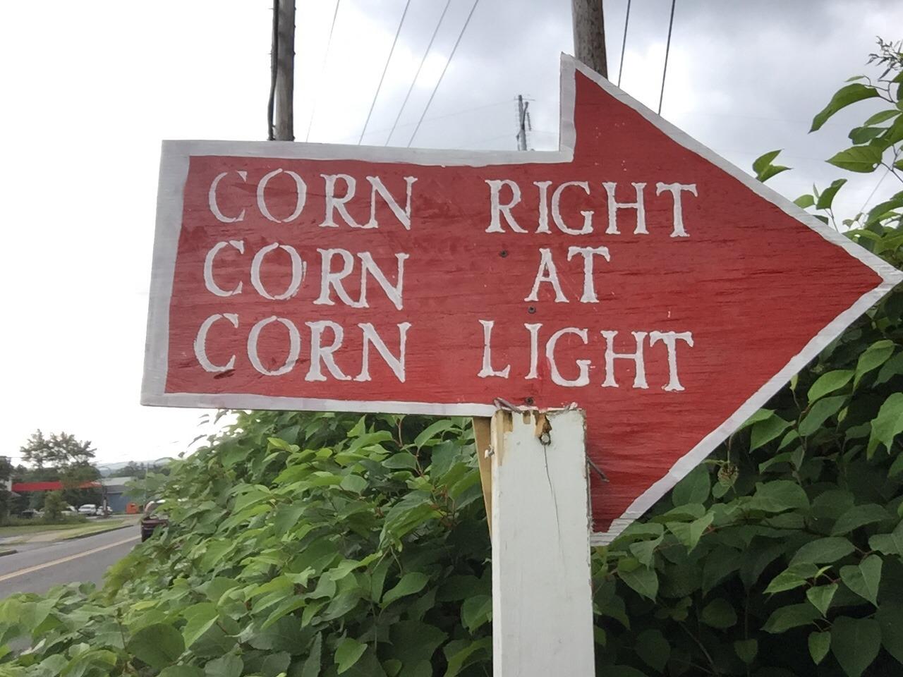 Corn Right Corn At Corn Light | Funny Store Signs | Know Your Meme