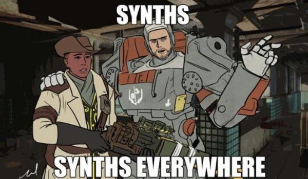 Synths Everywhere by AlexKGB | Fallout | Know Your Meme