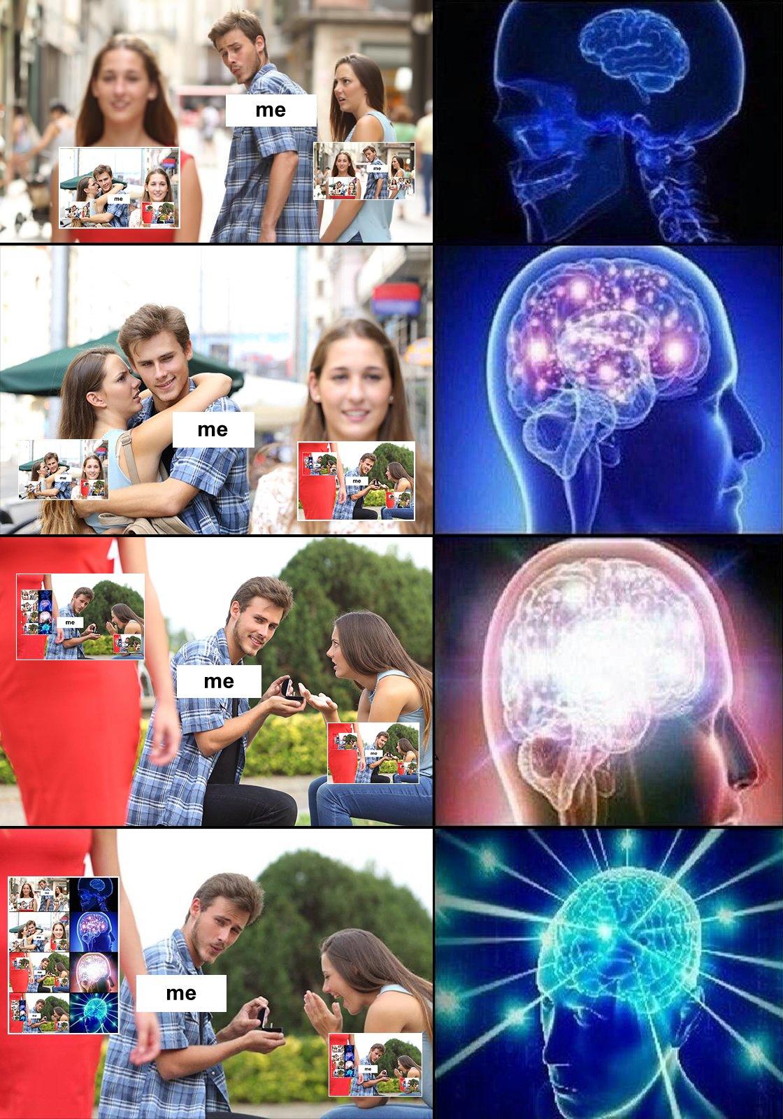 meme levels unheard of | Distracted Boyfriend | Know Your Meme