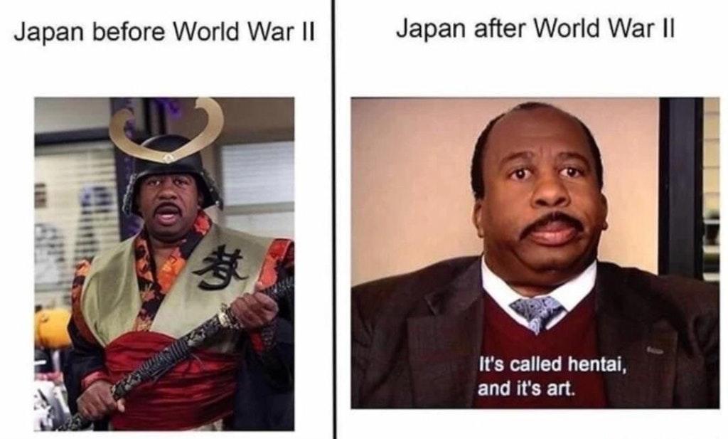 Japan before and after world war 2 | The Office | Know Your Meme