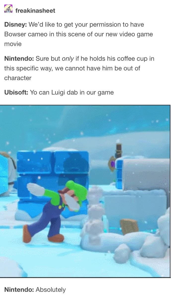 I dunno how holding a coffee cup in a specific way is out of character ...