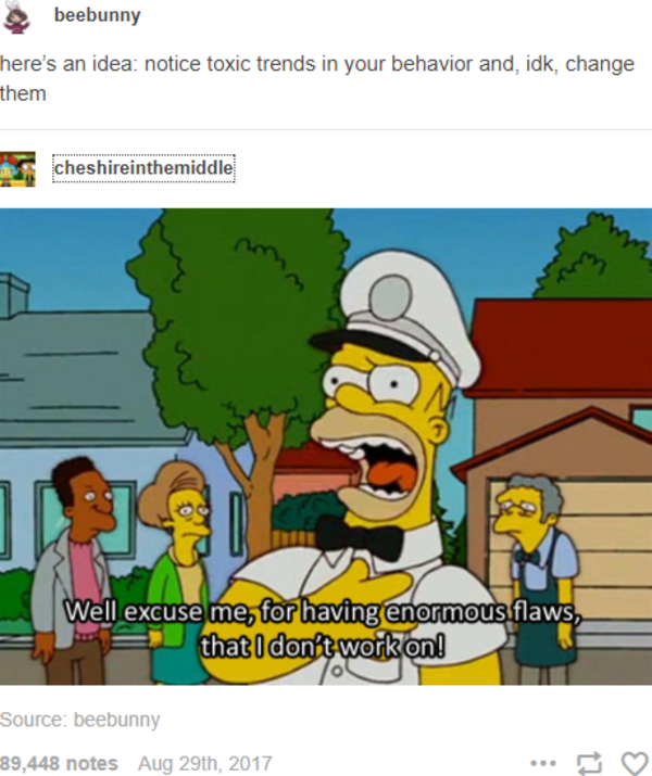 You know something is easier said than done when a Homer reaction is ...