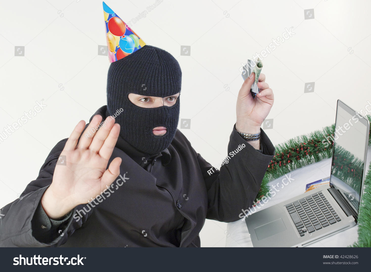 Birthday Hacker Caught Redhanded | Hacker Stock Photos | Know Your Meme