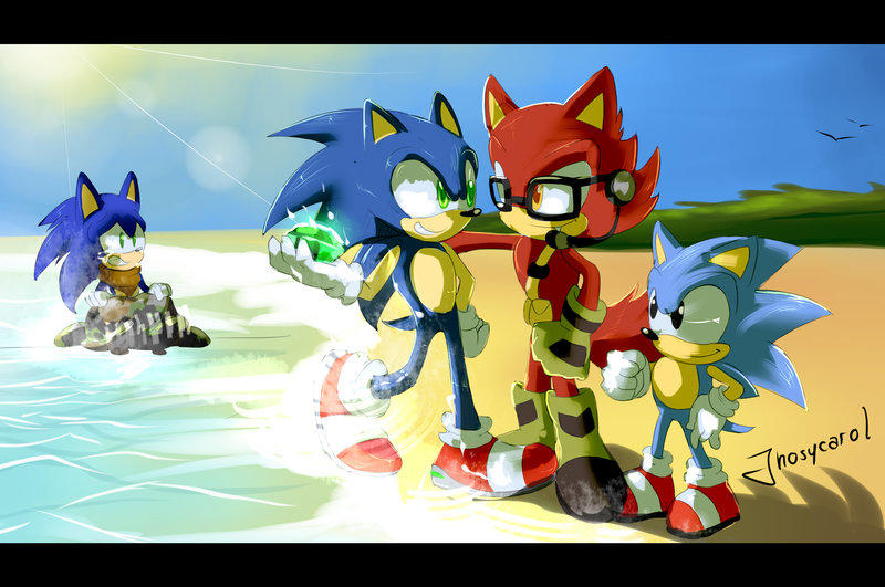 A day on the beach | Sonic the Hedgehog | Know Your Meme