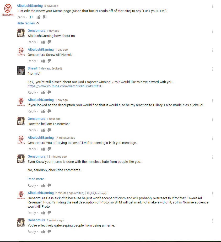 Commenter | Behind The Meme | Know Your Meme