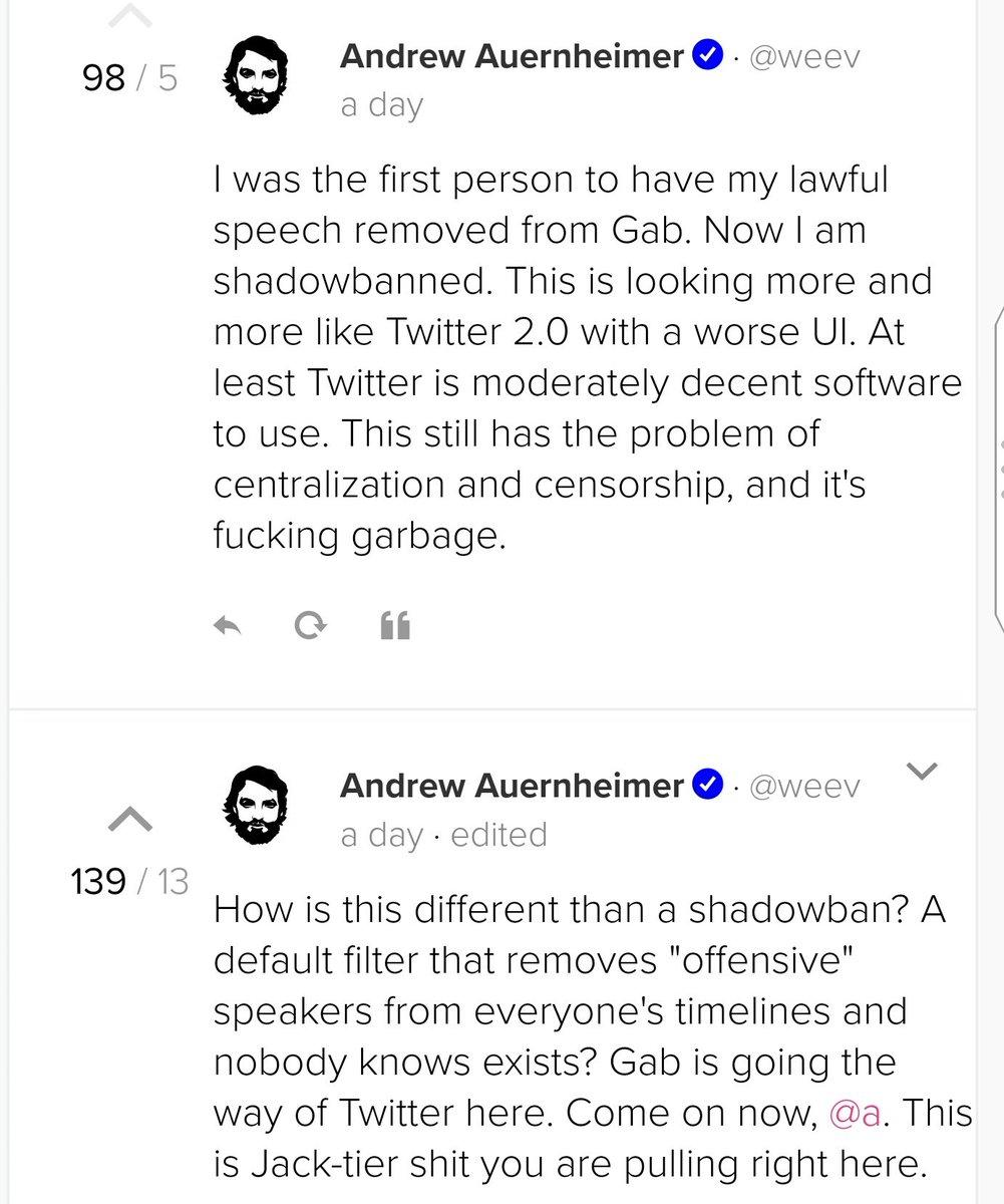 Gab supports Free Speech? | Gab | Know Your Meme