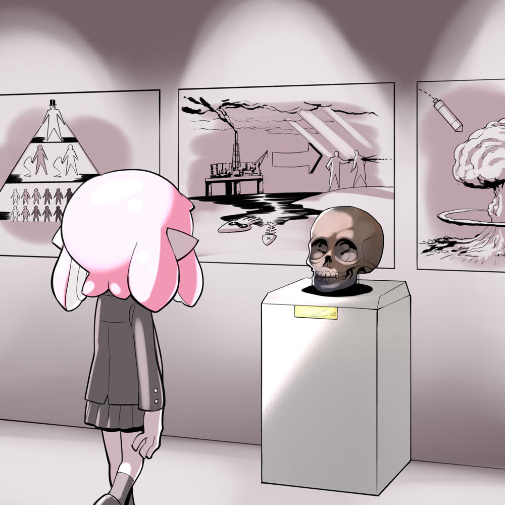 Visiting the human exhibit in the museum of natural history | Splatoon ...