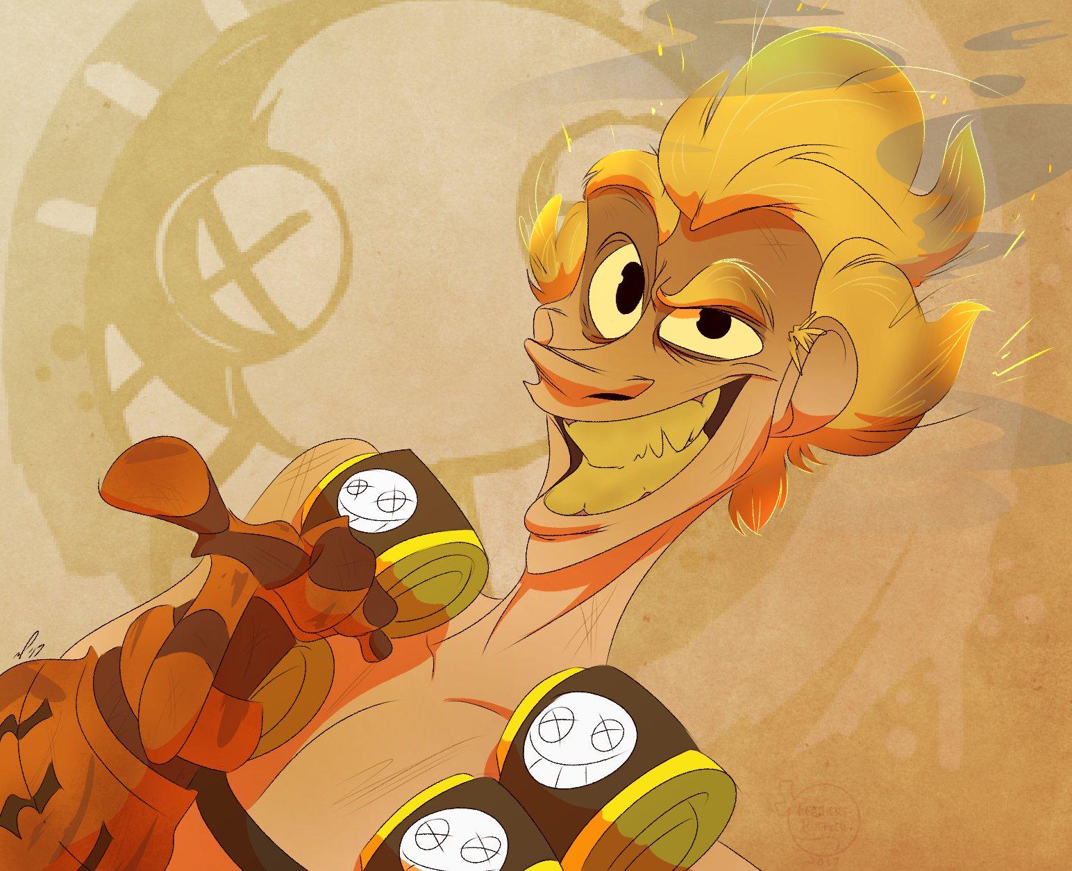 Junkrat smile | Overwatch | Know Your Meme