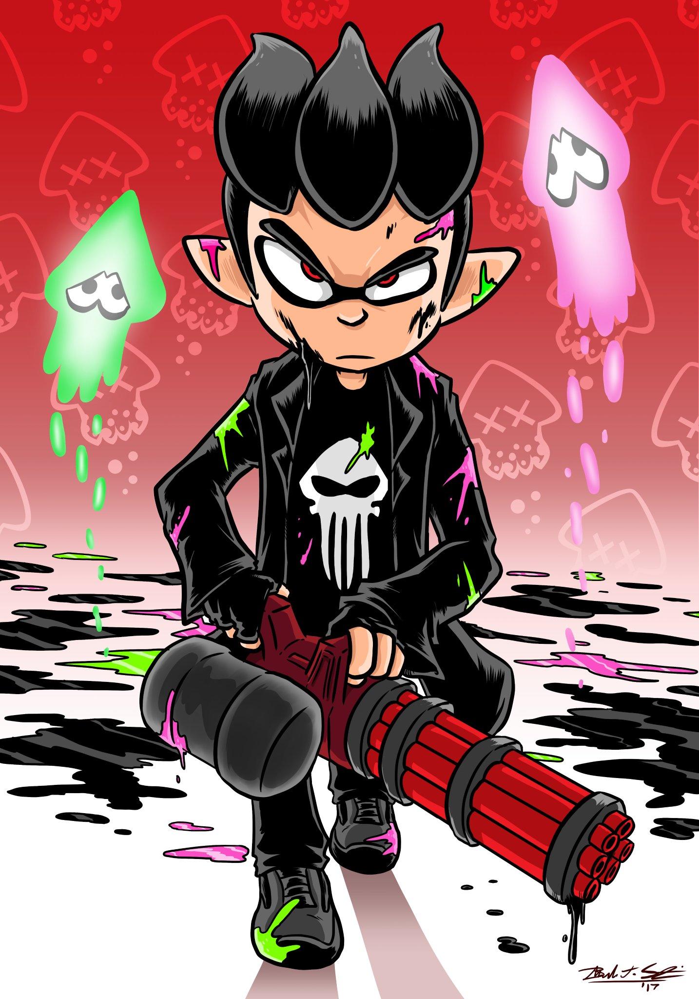 "One ink. Two ink. Squid and kid." | Splatoon | Know Your Meme