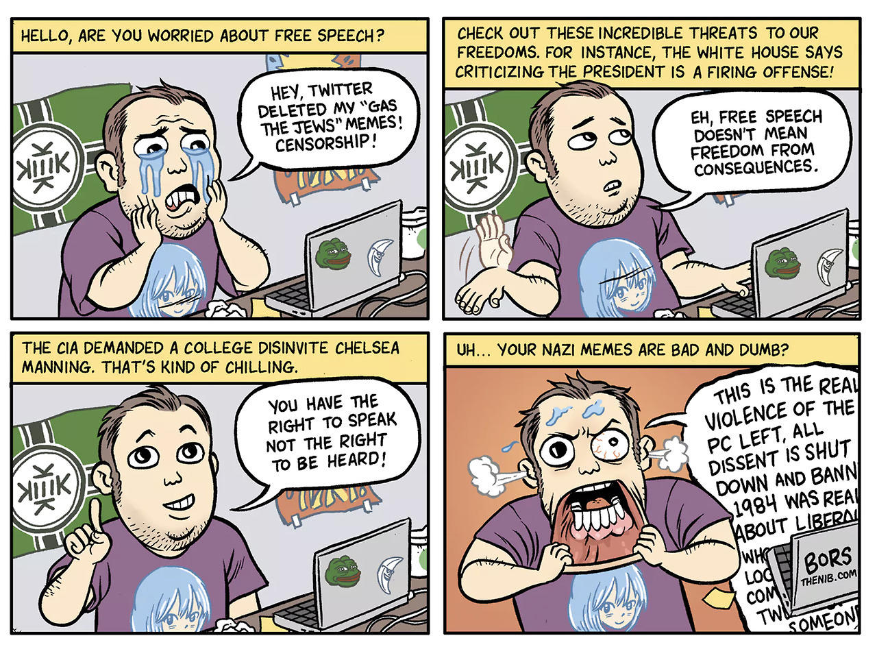 The Only Free Speech The Alt-Right Seems To Care About Is Nazi Memes ...