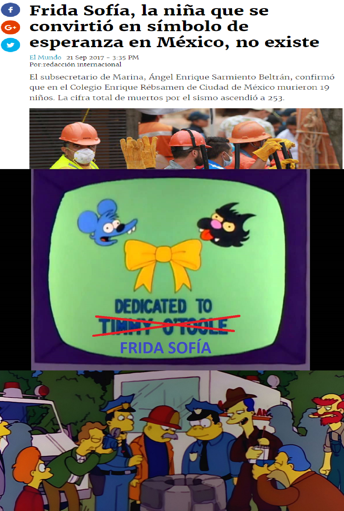 the simpsons did it | 2017 Central Mexico Earthquake | Know Your Meme