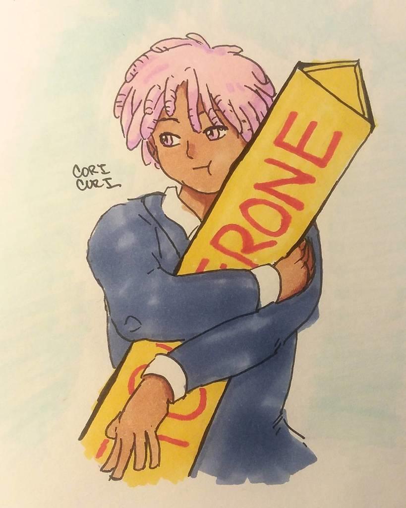 Fan art by @cori_curi | Big Toblerone | Know Your Meme
