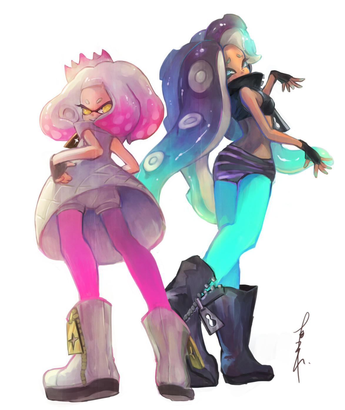 イイダさんも足しました:) [Marina also took a foot :)] | Splatoon | Know Your Meme