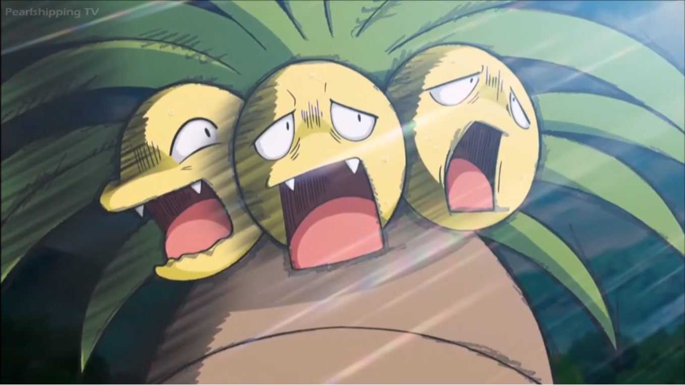 Exeggutor in shock about Alolan Exeggutors height. | Pokémon Sun and ...