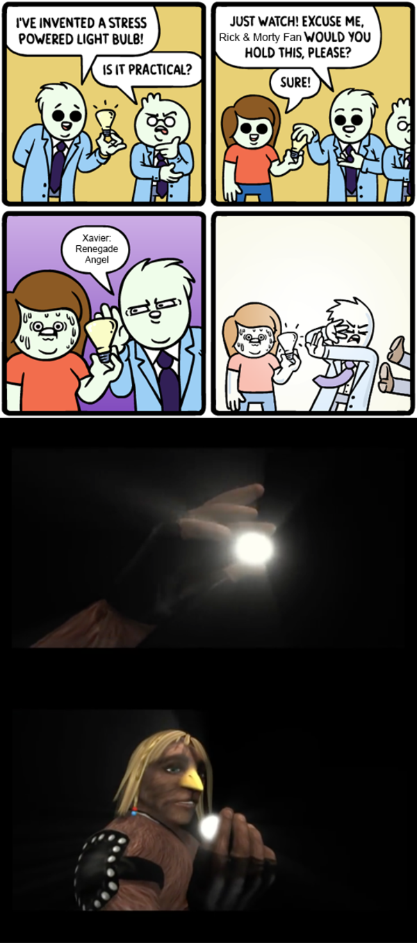 Stress Powered Light Sphere | Stress Powered Light Bulb | Know Your Meme