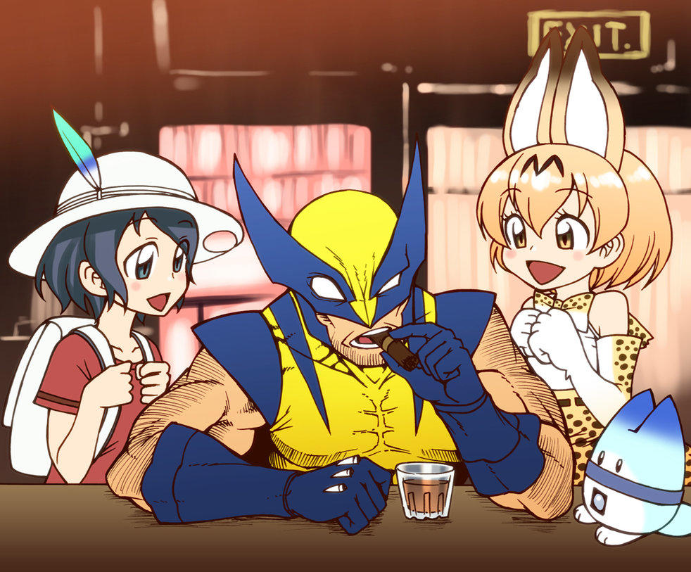 Wolverine X Kemono Friends | Kemono Friends | Know Your Meme