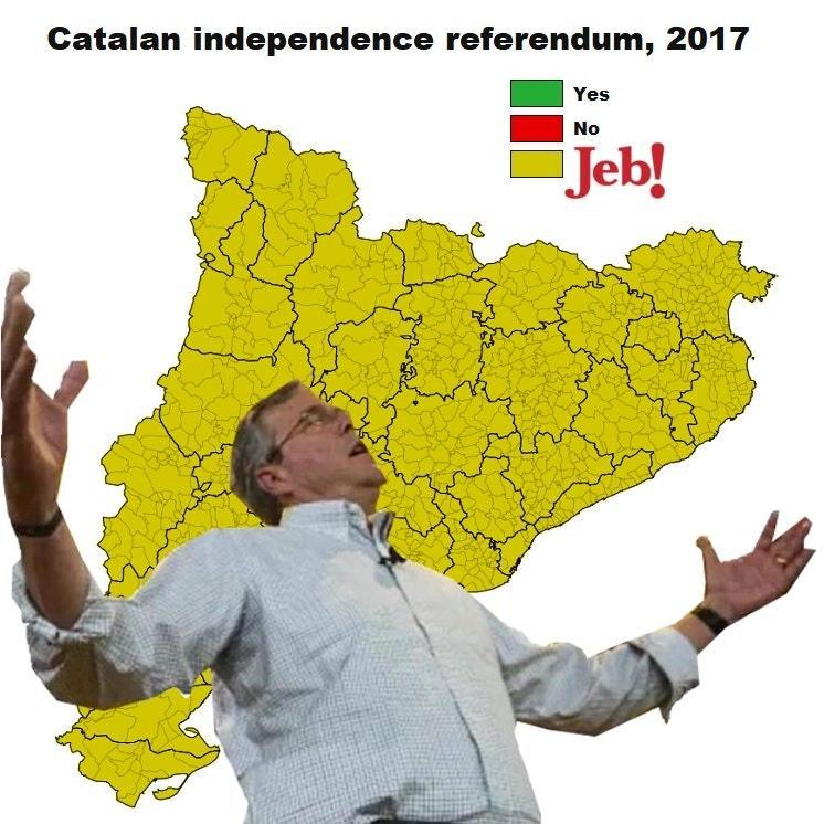 Catalan Independence referendum, 2017 | Jeb Wins / Jeb Bush Flawless ...