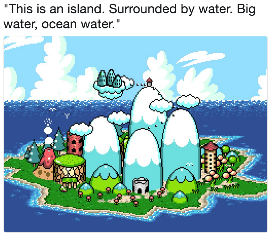 "This is an island. Surrounded by water. Big water, ocean water." | Big ...