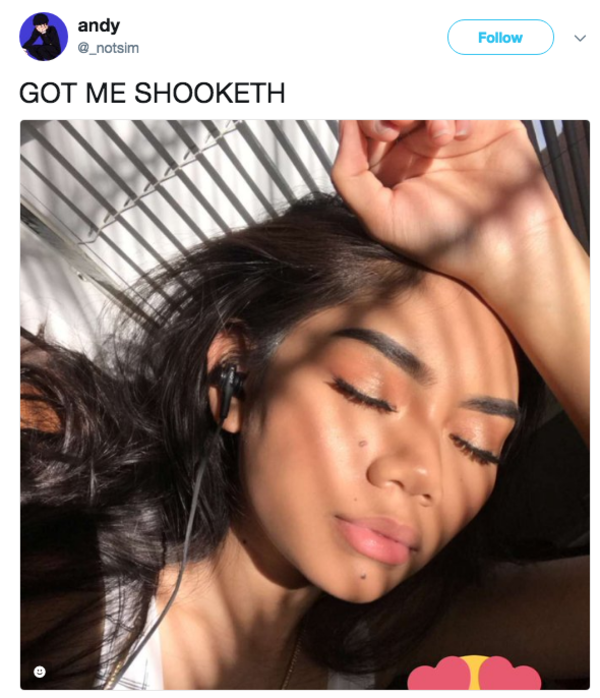 Shooketh Selfie | Shooketh | Know Your Meme