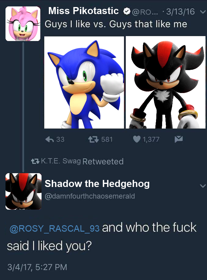 Bless whoever edited this | Shadow The Hedgehog | Know Your Meme