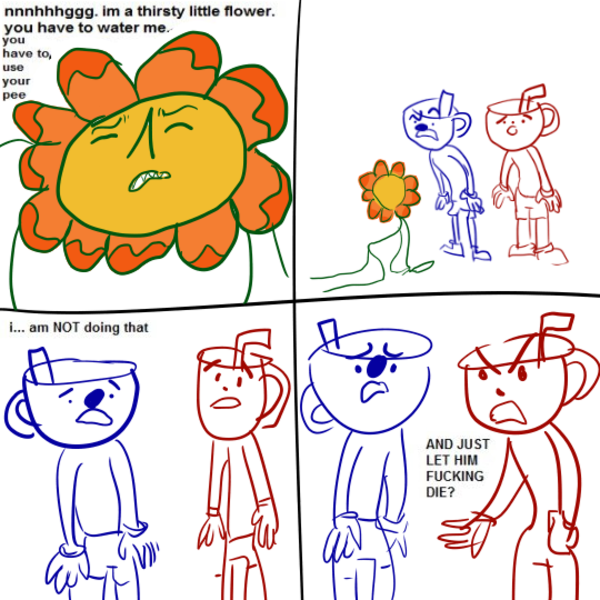 nnnhhhggg | Thirsty Little Flower | Know Your Meme