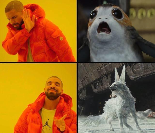 Porg posting | Porgs | Know Your Meme