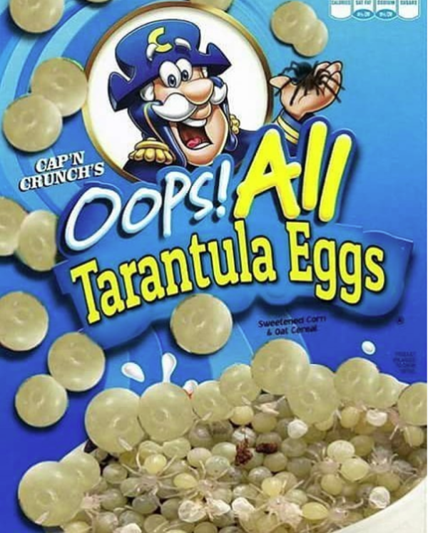 Oops All Tarantula Eggs Oops All Berries Box Parodies Know Your Meme