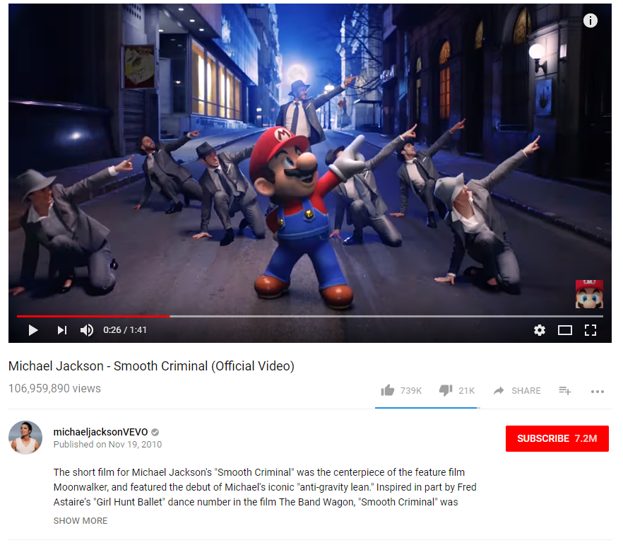 Jump Up, Smooth Criminal! | Super Mario Odyssey | Know Your Meme