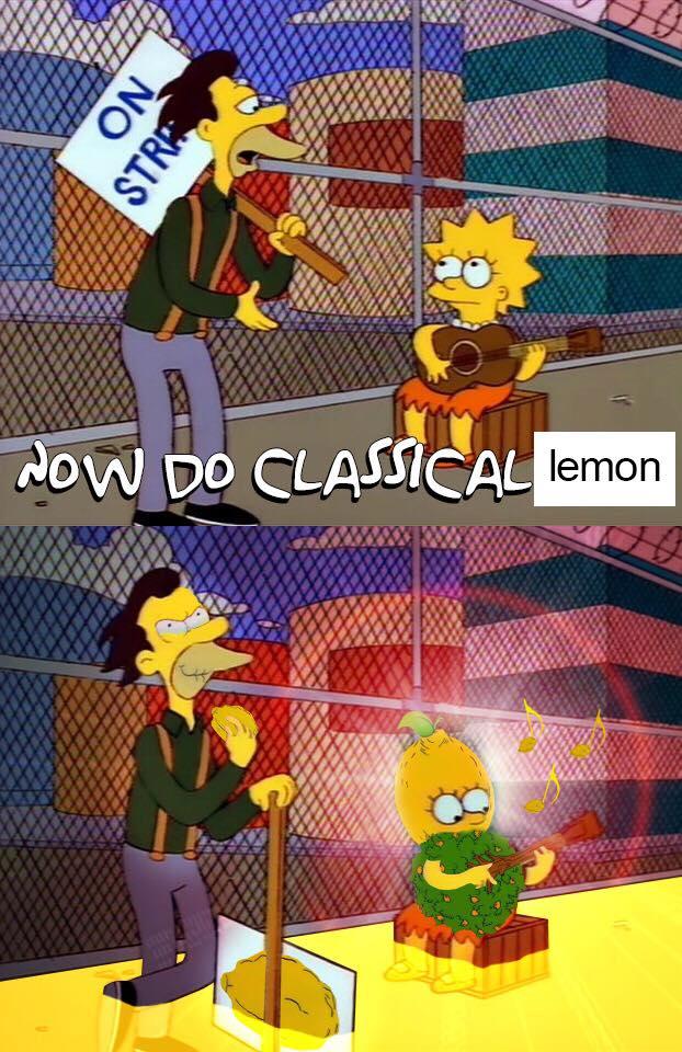 Classical Lemon | Simpsons Lemonposting | Know Your Meme