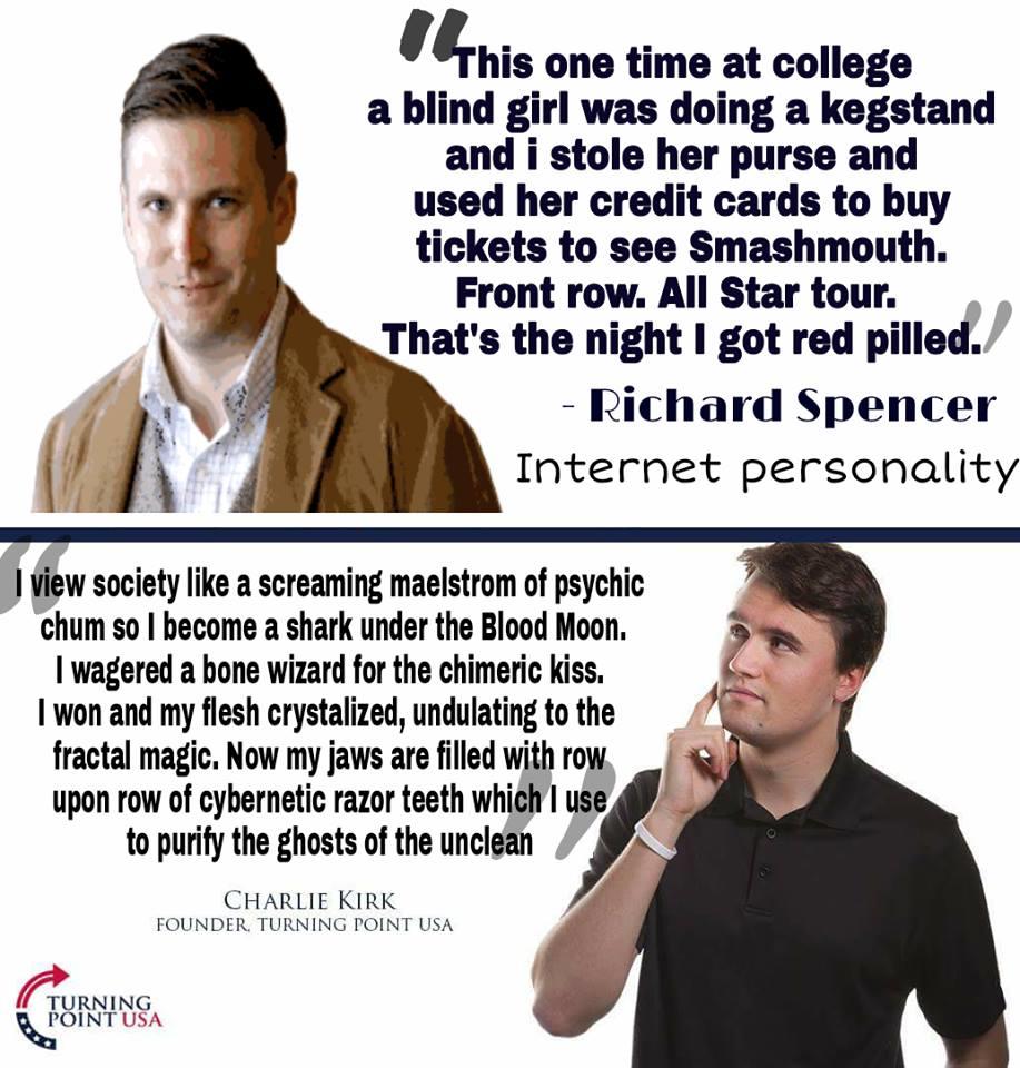 Turning Point Richard Spencer | Turning Point USA | Know Your Meme