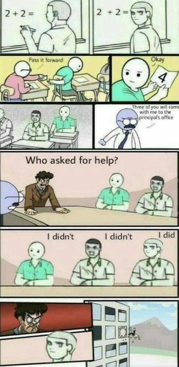 Cheating is wrong | Meme Chimera | Know Your Meme