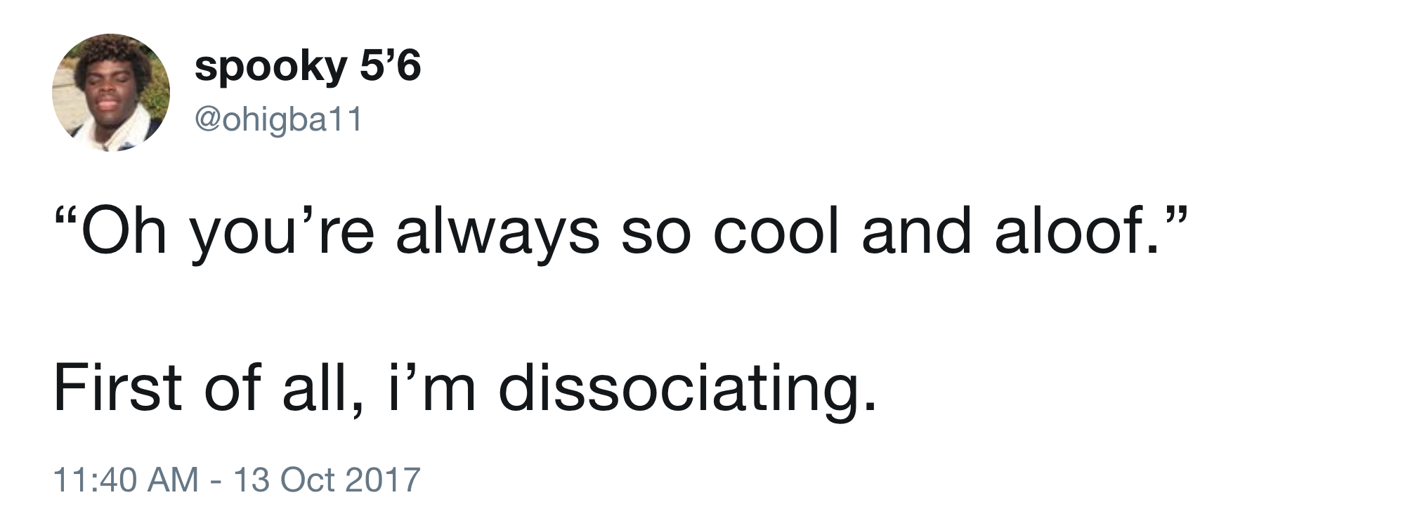 So Cool and Aloof | First of All | Know Your Meme