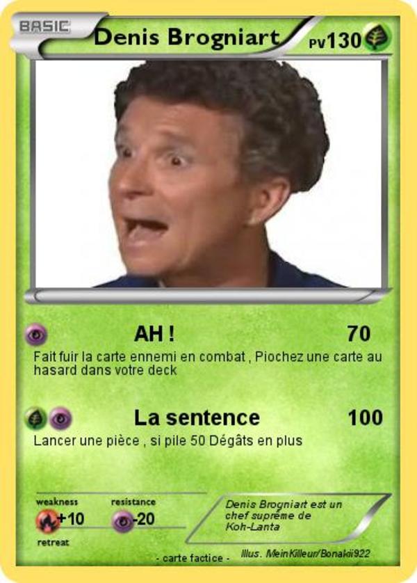 Pokemon card AH | Denis Brogniart's "Ah!" | Know Your Meme
