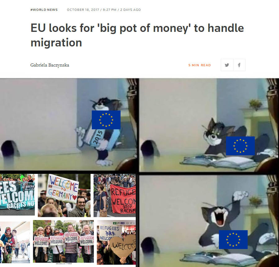 Some jokes never get old | European Migrant Crisis | Know Your Meme