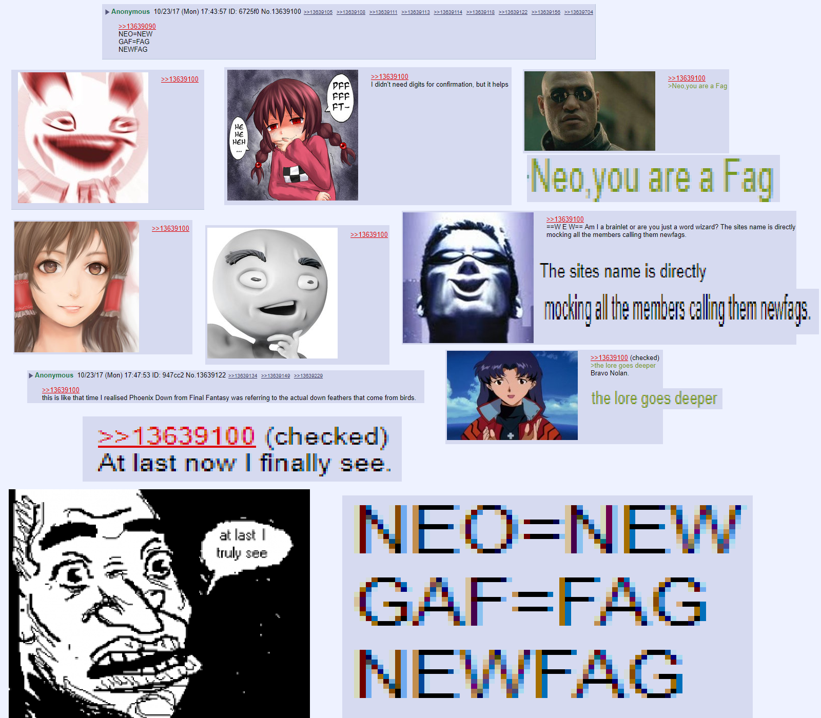 AT LAST I TRULY SEE | NeoGAF | Know Your Meme