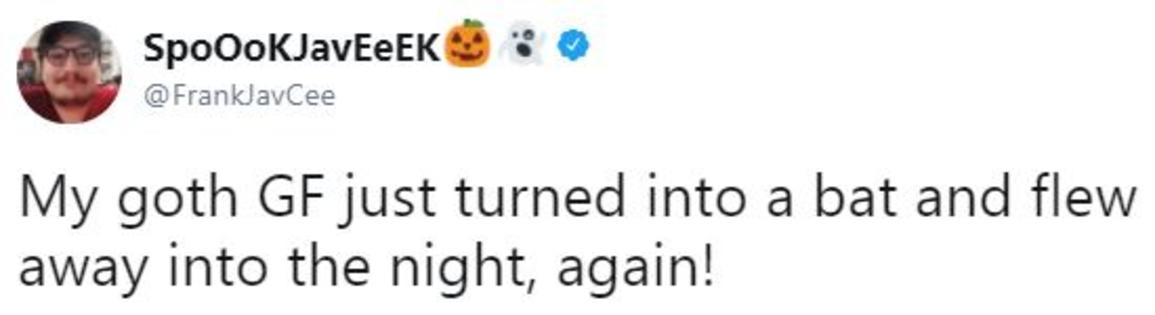 FrankJavCee Tweet | Goth GF | Know Your Meme