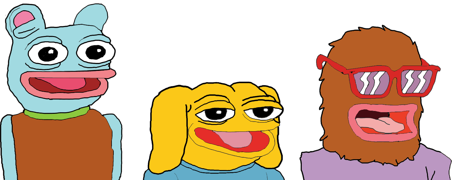 Blepe and friends | Blepe | Know Your Meme