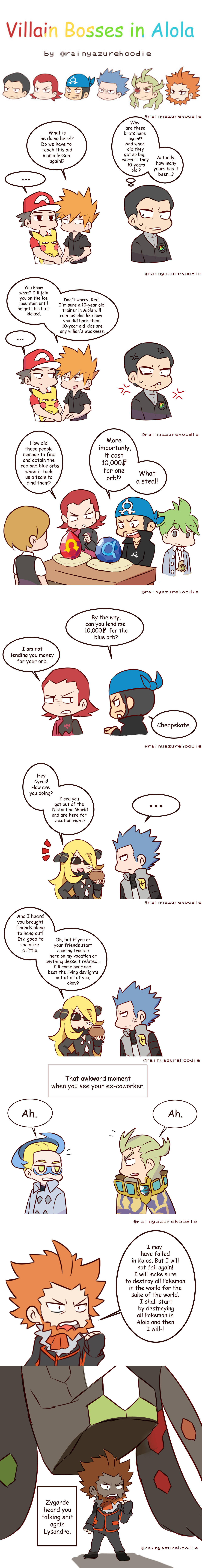 Villain Bosses in Alola | Pokémon Sun and Moon | Know Your Meme