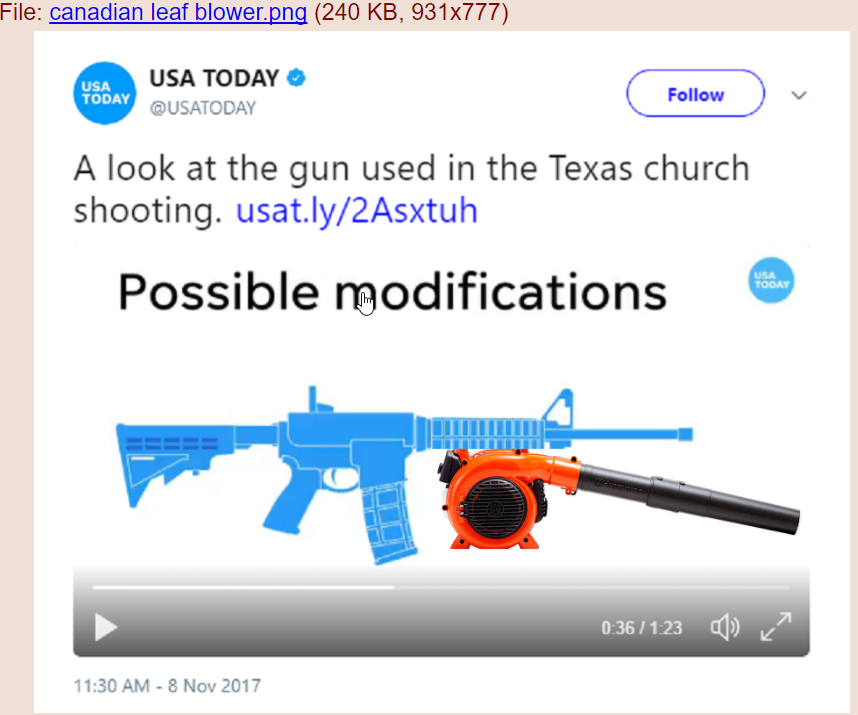 Leaf blower | Possible Modifications | Know Your Meme