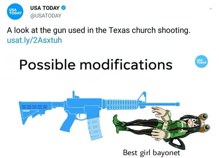 Froppy bayonet | Possible Modifications | Know Your Meme