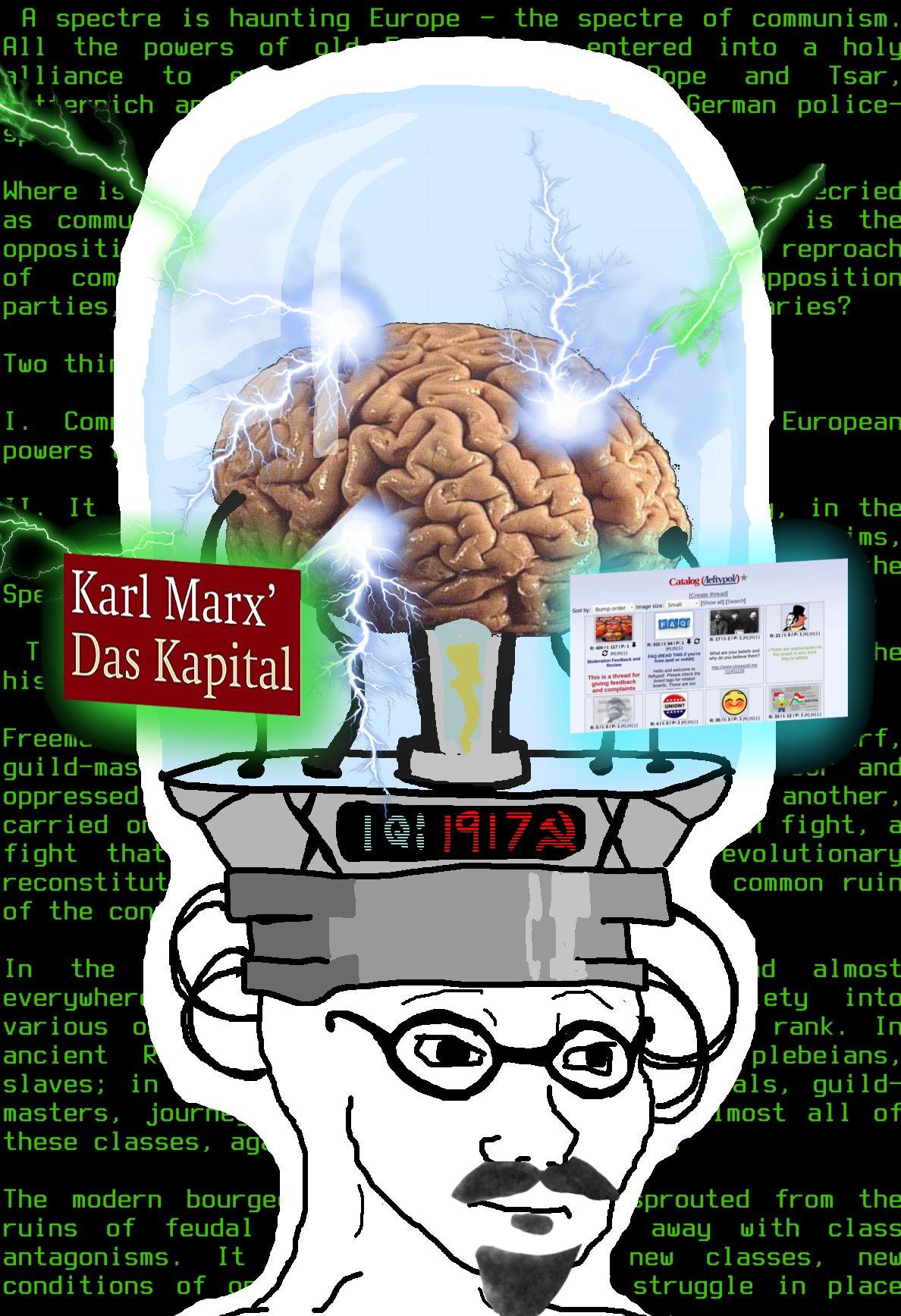 An X-ray of a leftypol brain | /leftypol/ | Know Your Meme