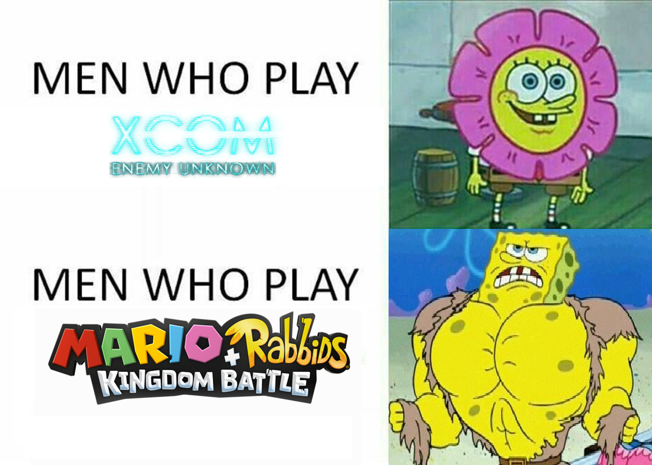 Men who play xcom | Mario + Rabbids Kingdom Battle | Know Your Meme