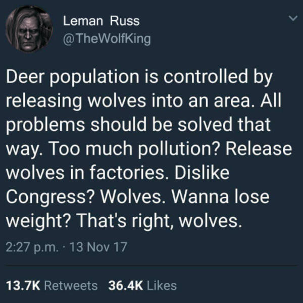 Space wolves? | Warhammer 40,000 | Know Your Meme