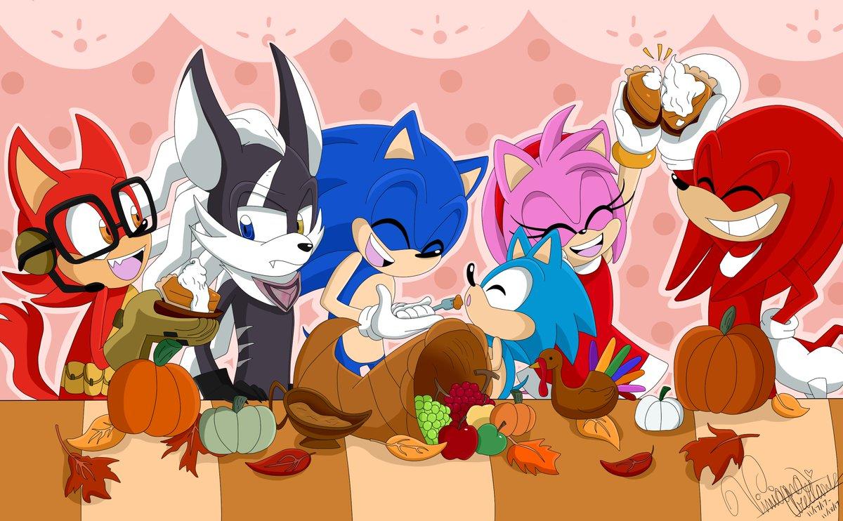 Sonic and the Gang celebrate Thanksgiving | Sonic the Hedgehog | Know ...